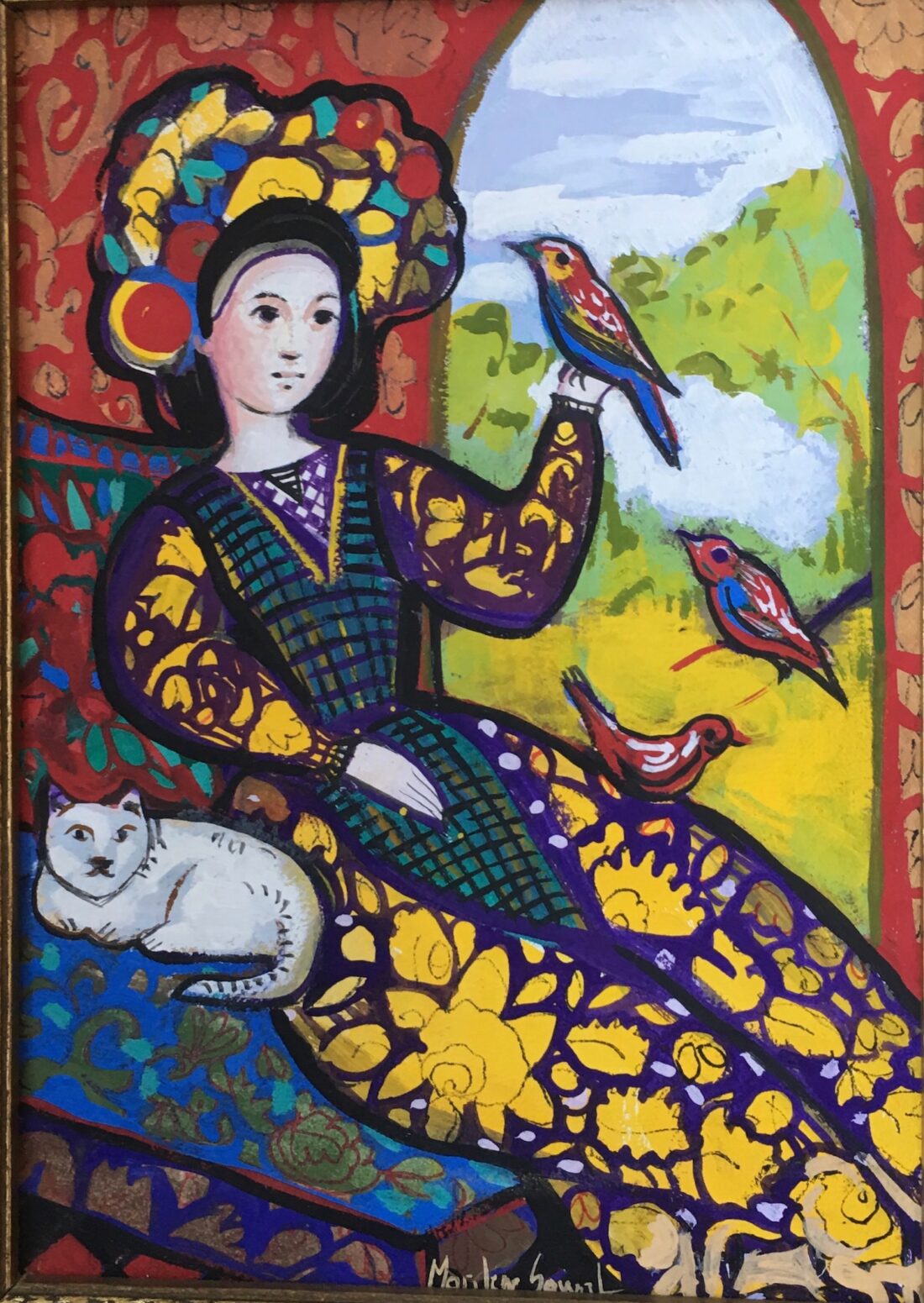 lady and birds - Co|So - Copley Society of Art