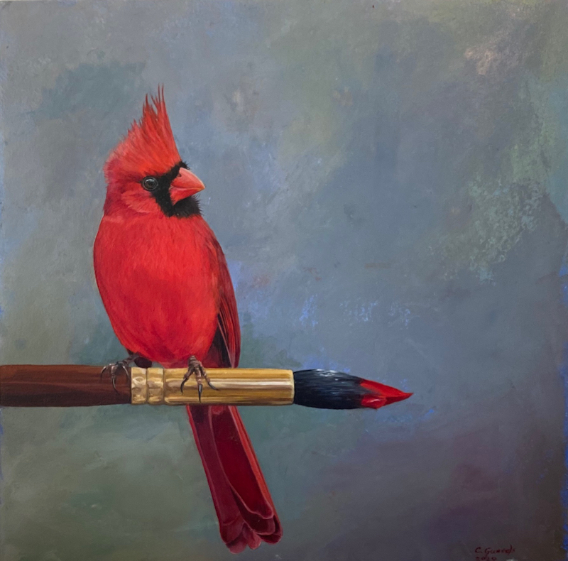 Painting, The Northern Cardinal - Co|So - Copley Society of Art