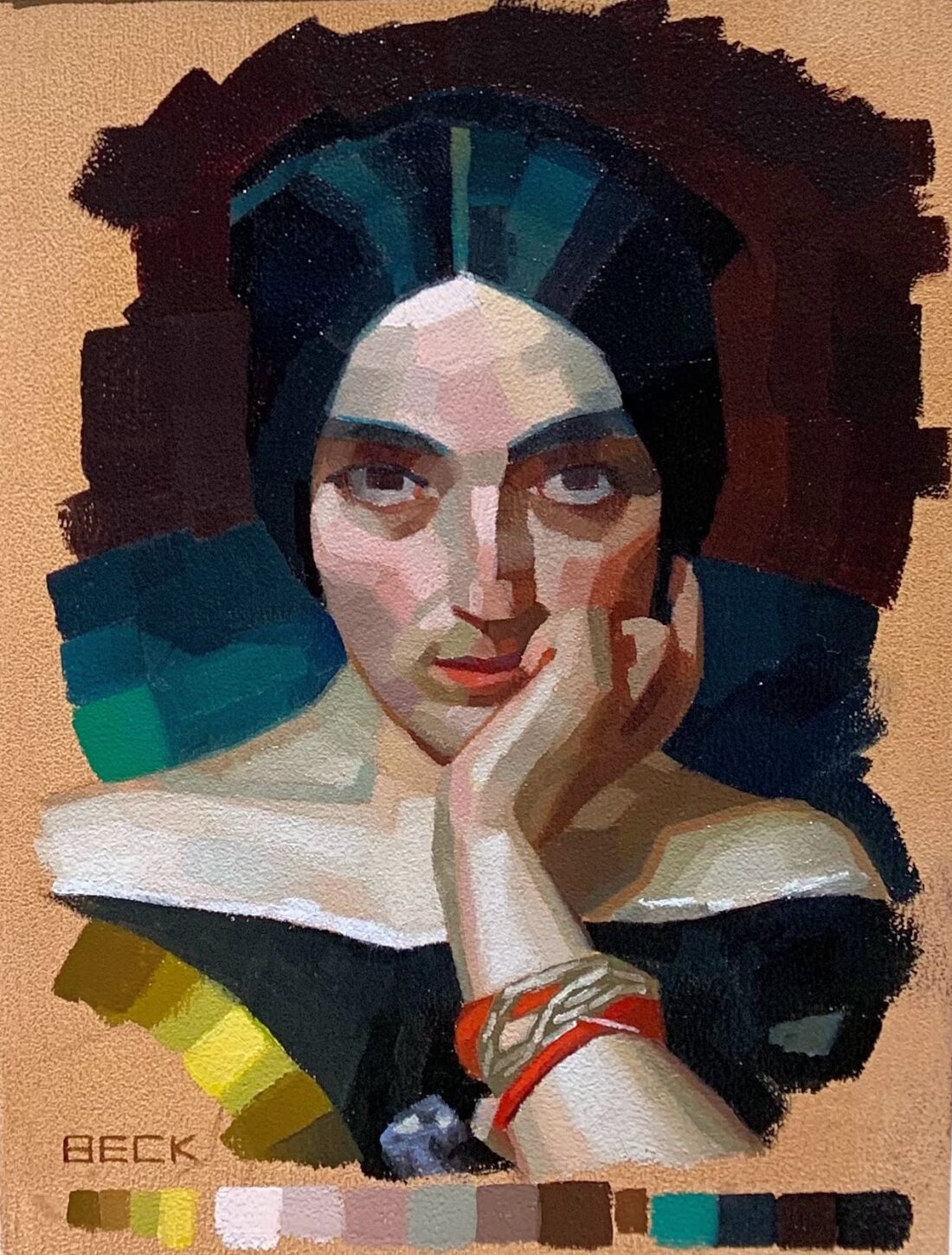 Clementine after Lehmann (Color Study) - Co|So - Copley Society of Art