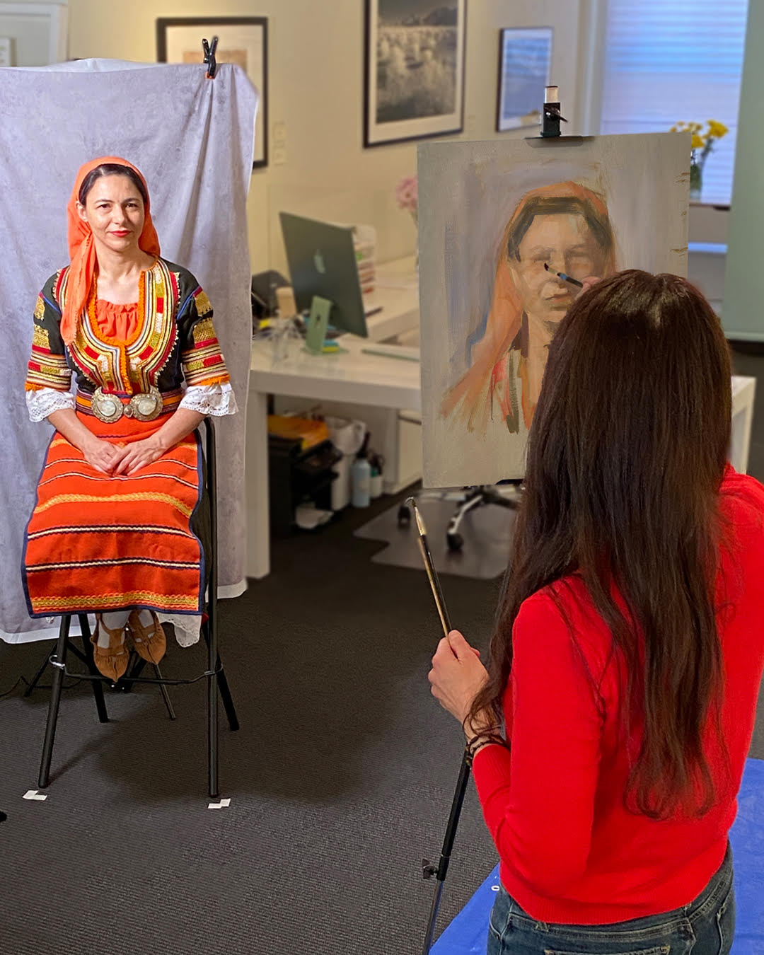 Portrait Painting Demo with Kim Gorrasi - Co|So - Copley Society of Art