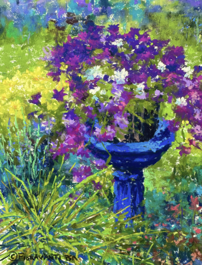 Blue Planter (Lisa's Flower Garden) - Co|So - Copley Society of Art